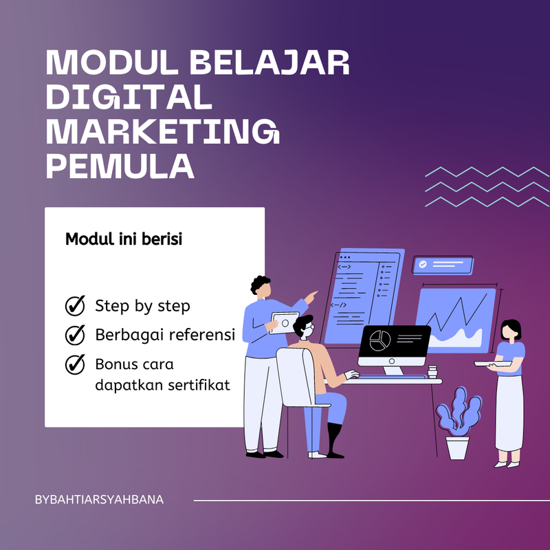 Modul Belajar Digital Marketing Pemula + Sertifikat | Clicky