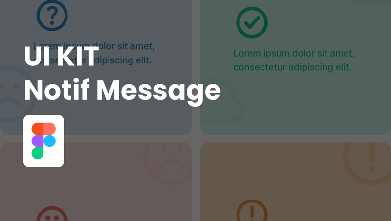 Purchase Design UI Kit Notif Message | Clicky