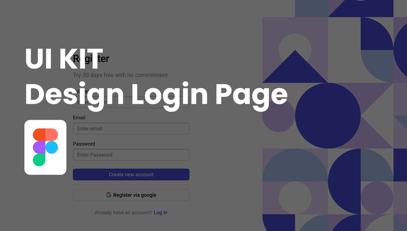 UI Kit Design Landing Page | Clicky