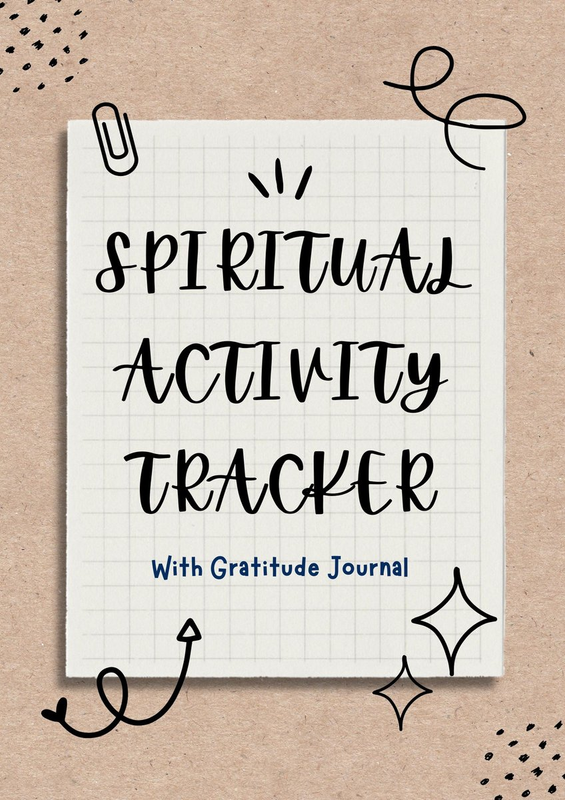 Purchase Spiritual activity tracker with Gratitude Journal | Clicky