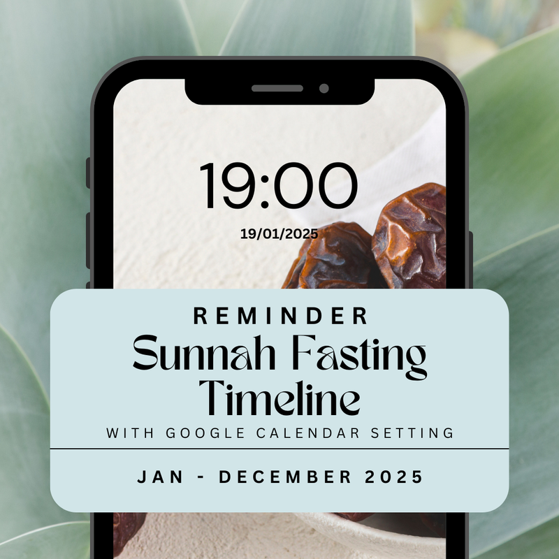 2025 Sunnah Fasting Timeline | Clicky