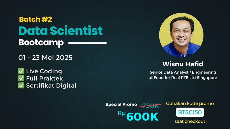 Purchase Data Scientist Bootcamp Batch 2 | Clicky