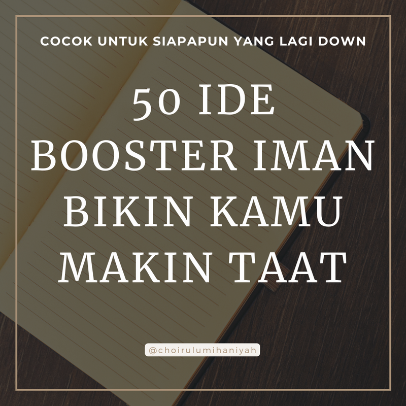 [FREE] 50 Ide Booster Iman | Clicky