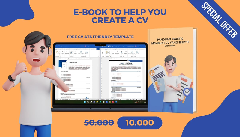 E-book: Panduan Praktis Membuat CV yang Efektif + free CV ATS Friendly ...