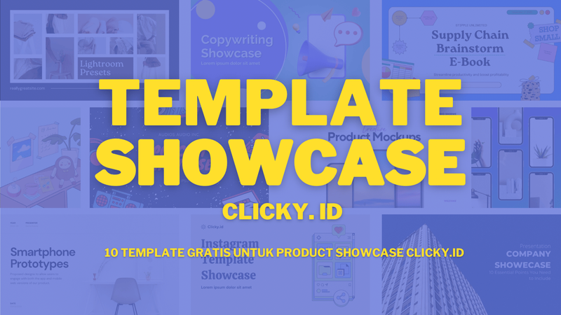 Template Showcase Clicky.id | Clicky