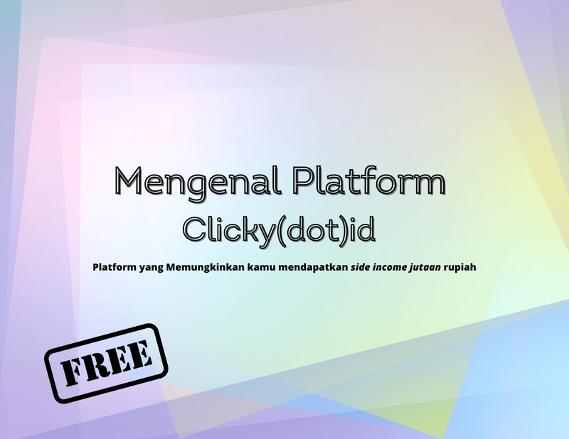 FREE Akses Artikel Mengenal Platform Clicky(dot)id | Clicky
