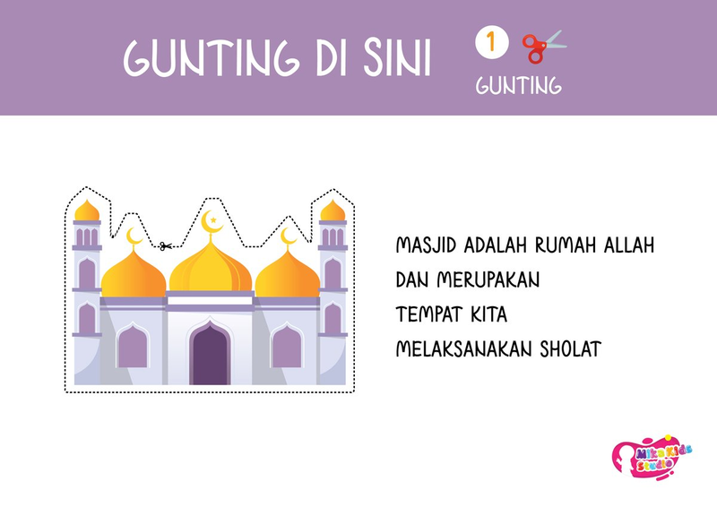 Potong dan Tempel (Cut and Paste) Seri Benda dan Bentuk | Clicky