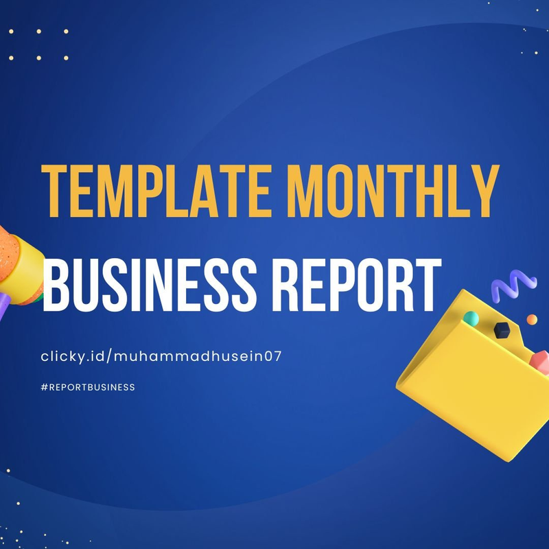 Template Monthly Business Report | Clicky