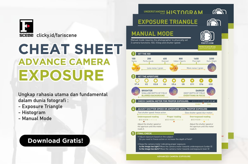 [FREE] Cheat Sheet Advance Camera Exposure Photography | Clicky