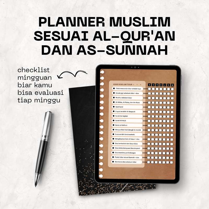 PLANNER MUSLIM + BELAJAR ISLAM DARI DASAR (SESUAI SUNNAH BERMANHAJ ...