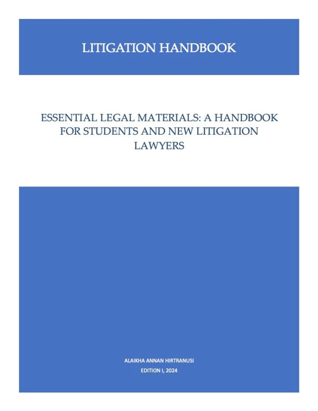 Bundling for Handbook I (Litigation Lawyer) & II (Corporate Lawyer ...