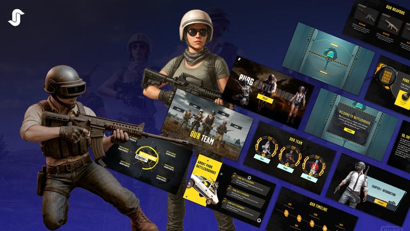 PUBG FULL PPT TEMPLATE | Clicky
