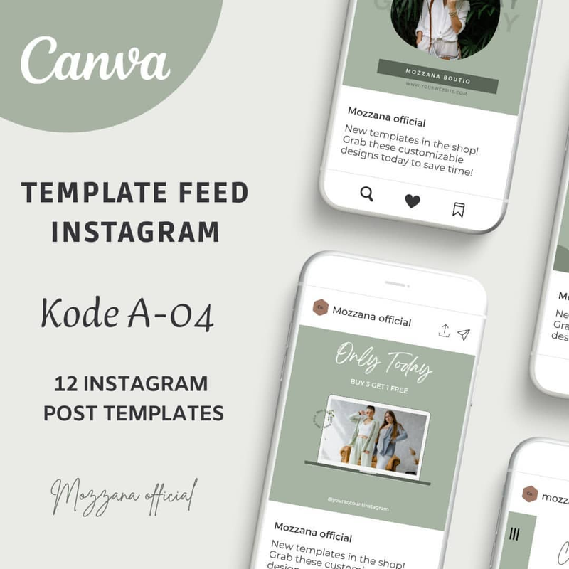 Template Feeds Instagram Series B | Clicky