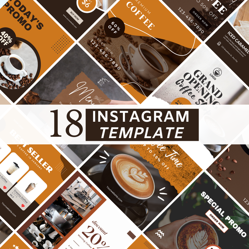 Template Feeds Instagram Series A | Clicky