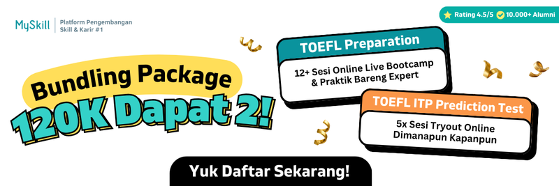 TOEFL Preparation dan TOEFL ITP Prediction Test | Clicky