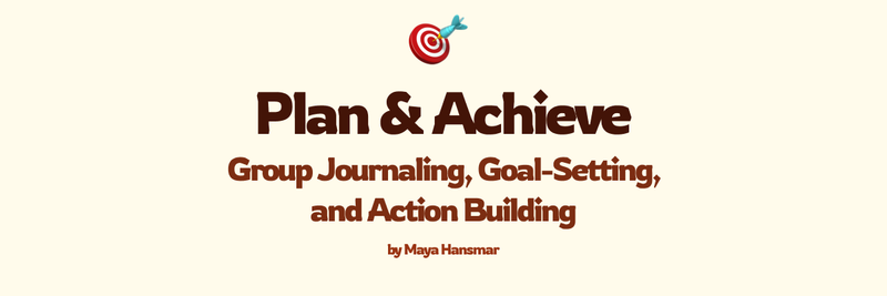 Join Group Journaling, Goal-Setting, and Action Building | Clicky