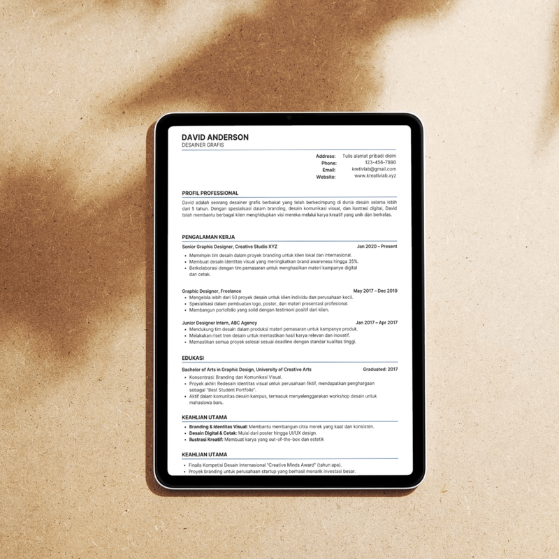 SmartCV: Lolos Sistem, Lolos Seleksi Solusi untuk membuat CV-mu terlihat profesional dan sesuai ...