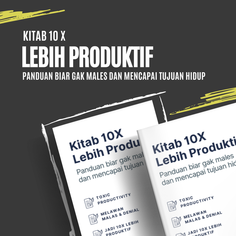 E-book - Kitab 10x Lebih Produktif | Clicky