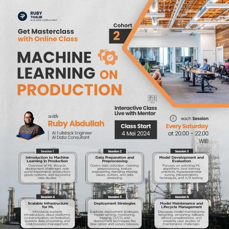 Pelunasan DP Online Class Machine Learning on Production Cohort 3 | Clicky
