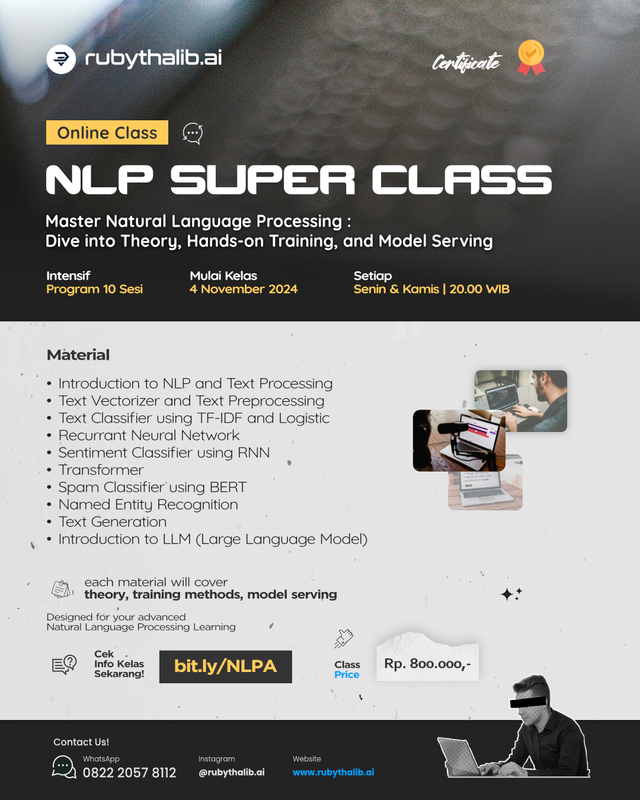 Online Class NLP [Super Class] | Clicky