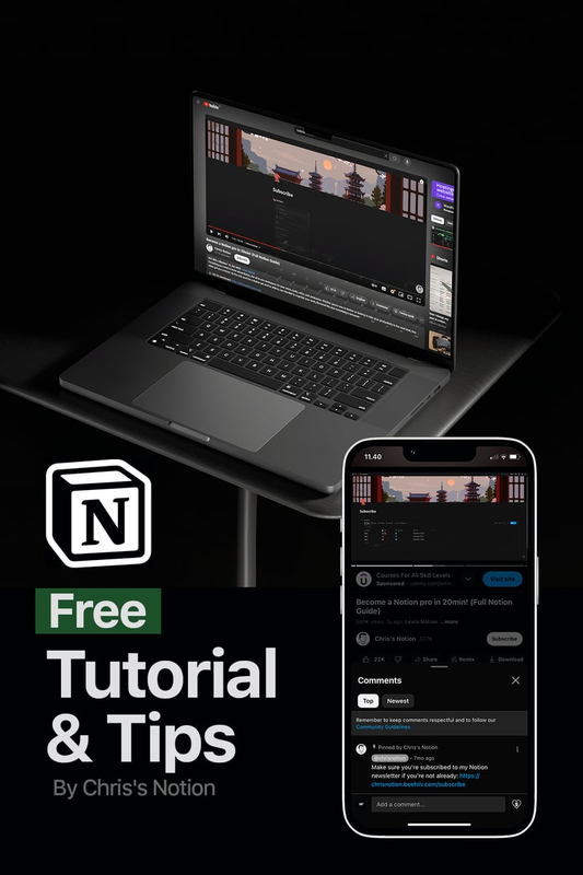 Tutorial & Tips | By Chris's Notion | Clicky