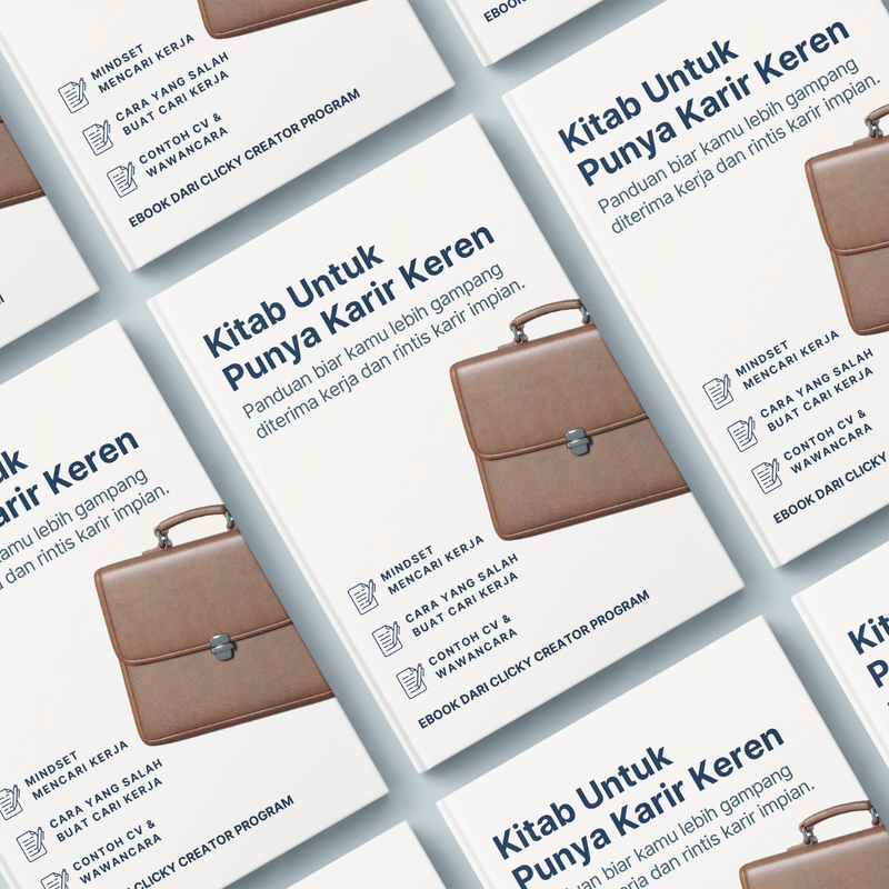 Purchase E-Book Kitab Punya Karir Keren | Clicky