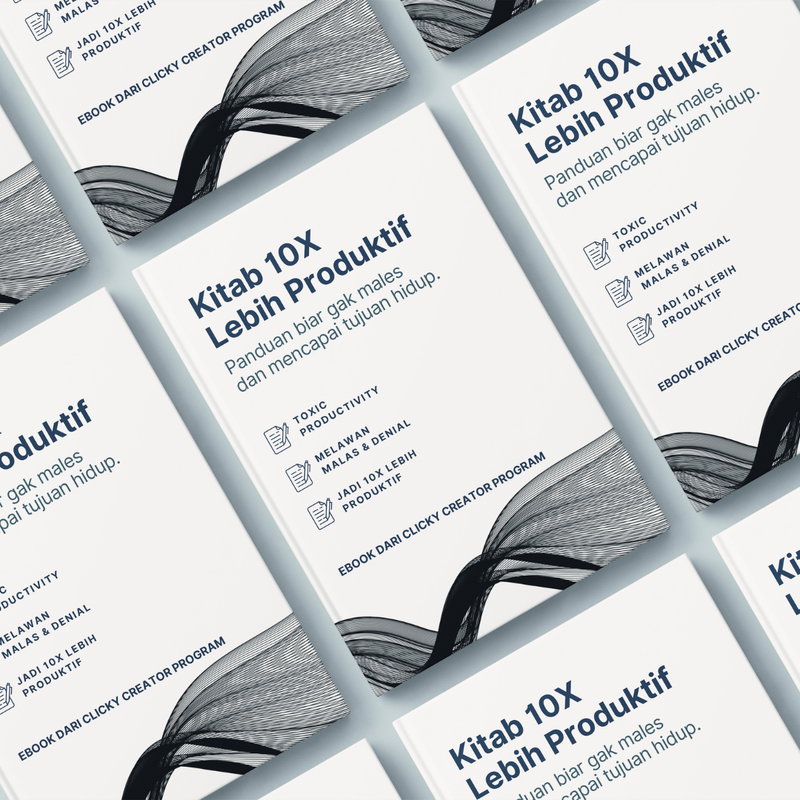 E-Book Kitab 10x Lebih Produktif | Clicky