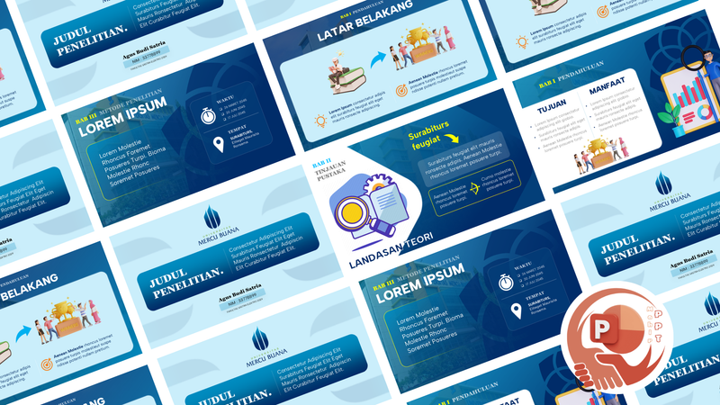 Purchase 015.Template PPT Sempro Murah | Clicky