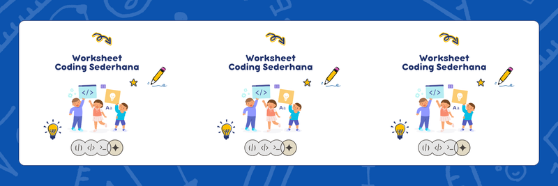 Worksheet Coding Sederhana | Clicky