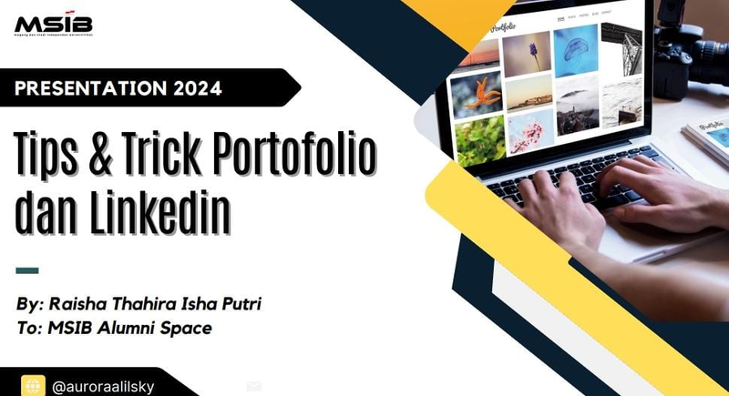 Tips dan Trick pembuatan Linkedin dan Portofolio | Clicky