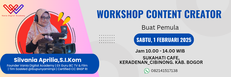 Workshop Content Creator buat pemula | Clicky