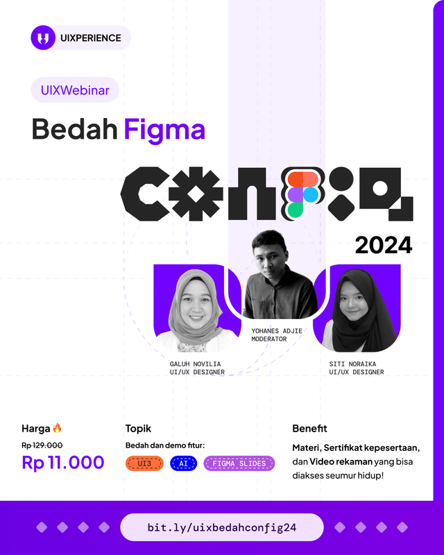 RECORDING WEBINAR BEDAH FIGMA Config 2024 | Clicky