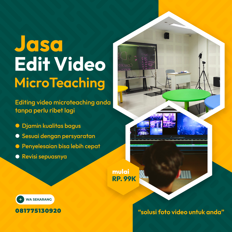 Purchase Jasa Editing Video microteaching | Clicky