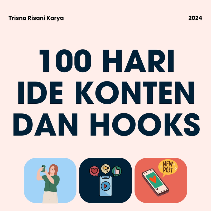 100 Hari Ide Konten dan Hooks | Clicky