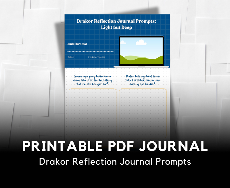 Printable Drakor Reflection Journal Prompts | Clicky