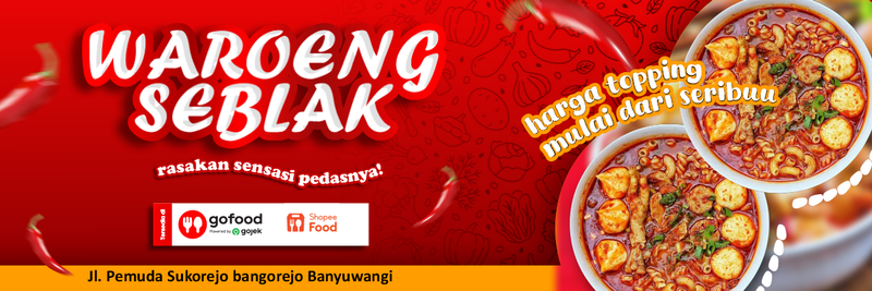 TEMPLATE DESAIN SPANDUK SEBLAK | Clicky