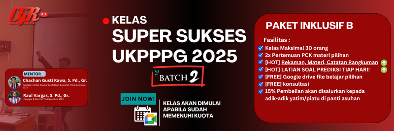 Kelas Super Sukses UKPPPG 2025 Inklusif B - BATCH 2 | Clicky