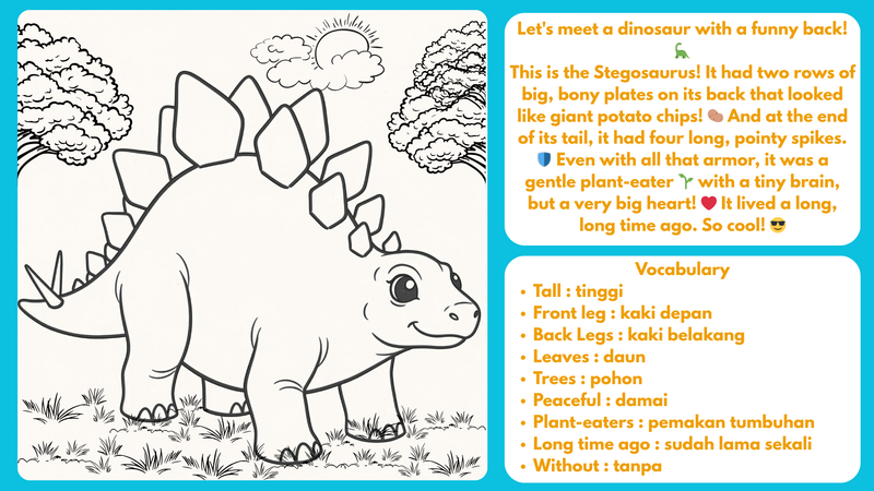 Ebook Mewarnai Edukatif – printable A4/letter Edisi Hewan Unggas | Clicky